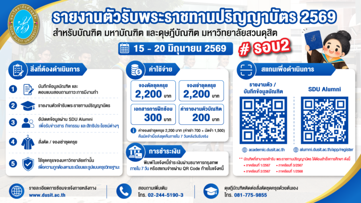 มหาวิทยาลัยสวนดุสิต Suan Dusit University
